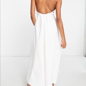 ASOS | Dresses | Asos True Violet High Neck High Low Maxi Dress In ...